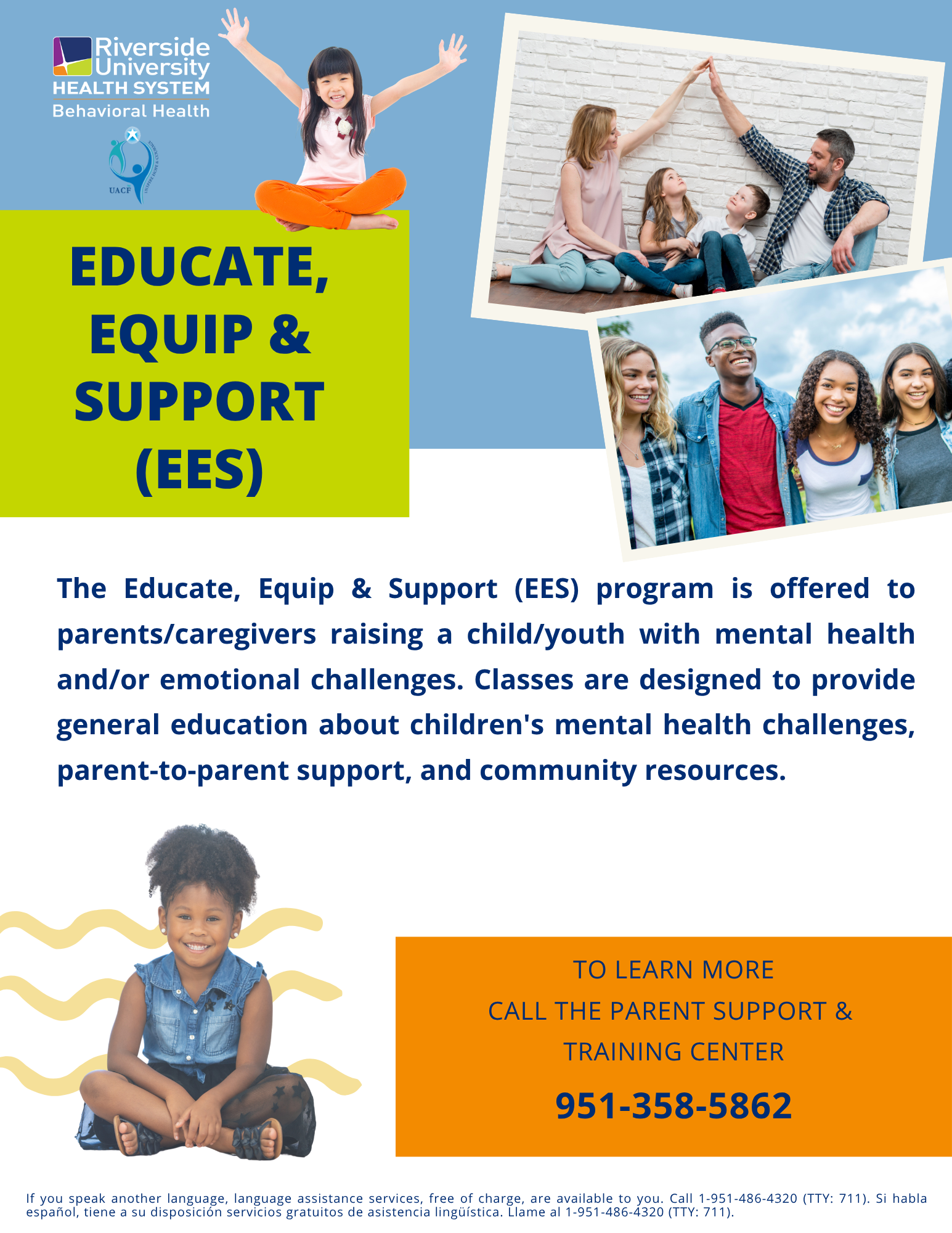 Parent Support & Training Program | Riverside University Health System